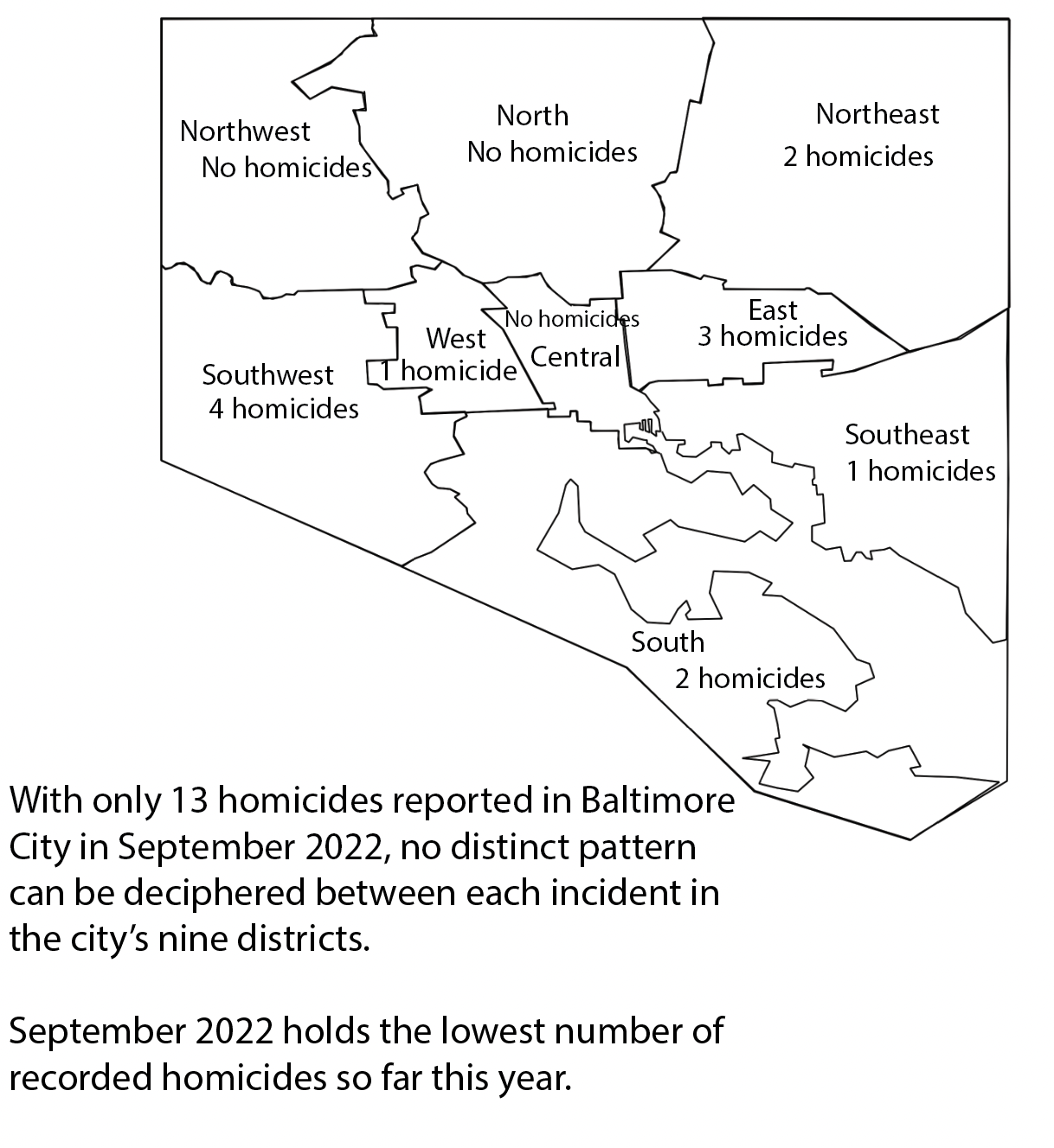 September 2022 Brings Record-Low Homicide Count in Baltimore City ...