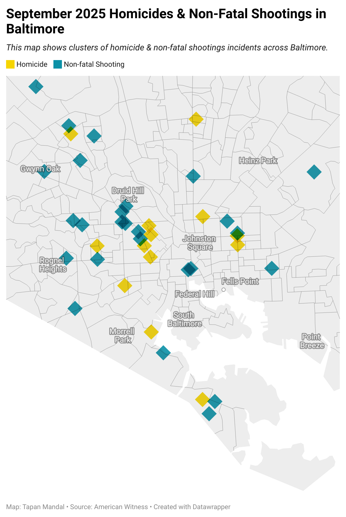 Homicides Double, Non-Fatal Shootings Stagnate in September - Baltimore ...